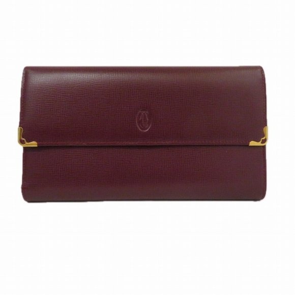 Cartier | Bags | Cartier Must Long Wallet Trifold Mens Womens | Poshmark